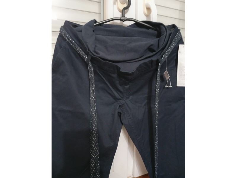 NOVO pantalone za trudnice vel 36 plave