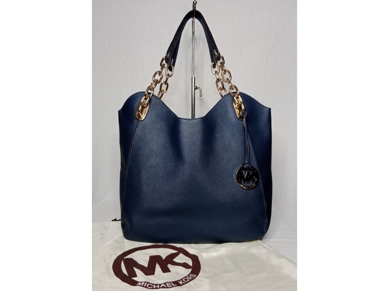 Michael Kors torba Lilly Navy Saffiano koža