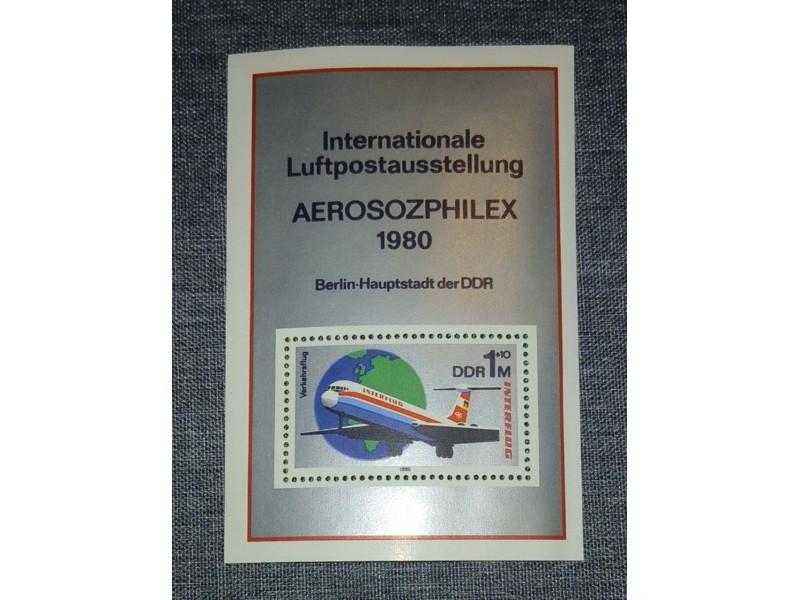 Nemačka DDR blok 1980 MNH **