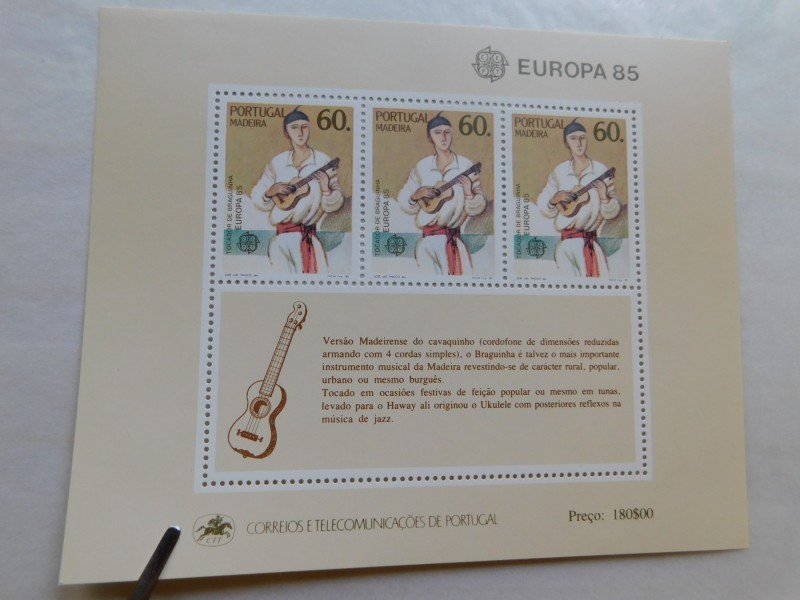 ** MADEIRA EUROPA 1985 BLOK **