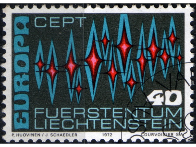 kt701ly 16.mar1972 LiechtensteinF Mi564 -o-