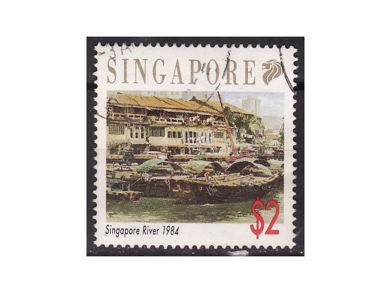 Singapur - čamci - 1984.