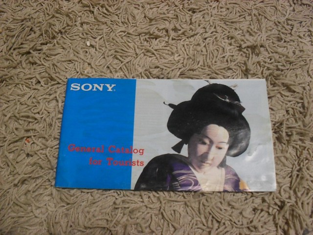 SONY - GENERAL CATALOG FOR TOURISTS