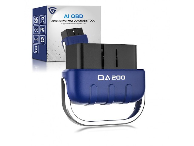 Novo - DA200 AI Bluetooth OBD2 za IOS &; Android