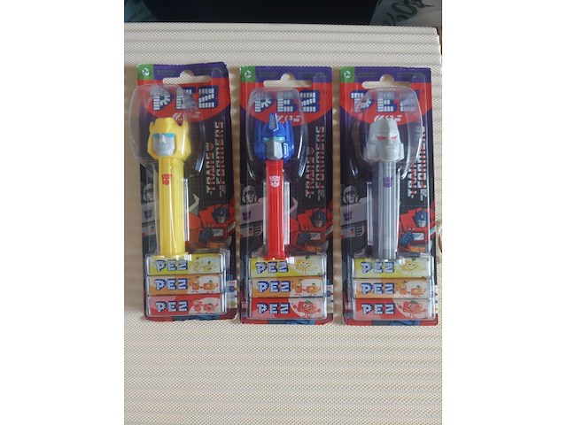 Transformers Pez komplet