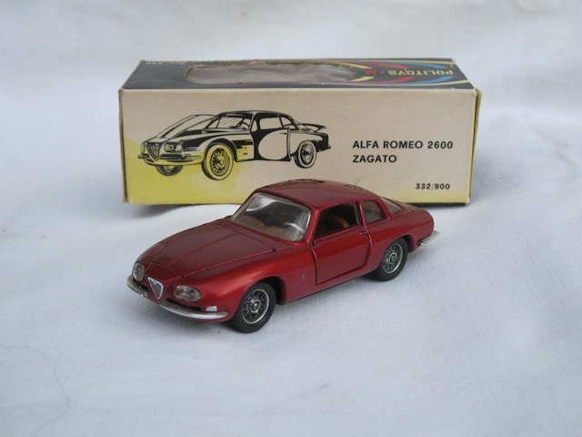 1:43 politoys alfa romeo 2600 zagato
