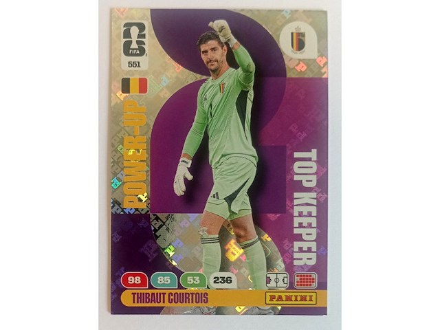 2026 Fifa World Cup Adrenalyn XL Courtois Top Keeper