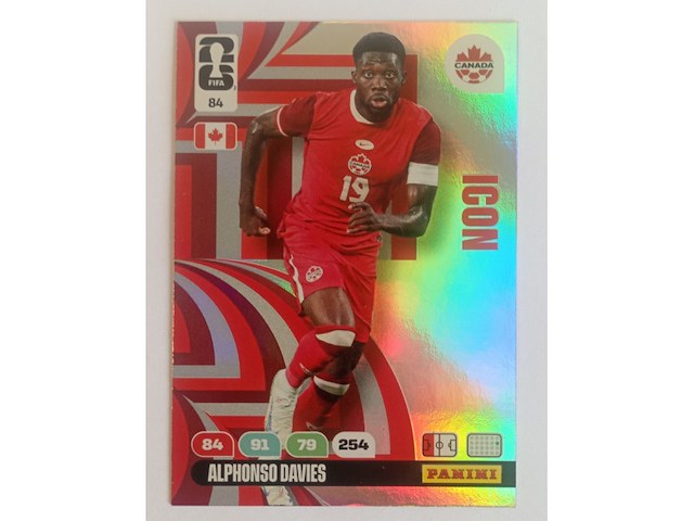 2026 Fifa World Cup Adrenalyn XL Davies Icon