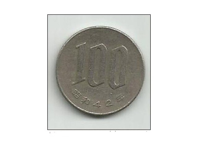 Japan 100 yen 42 (1967)
