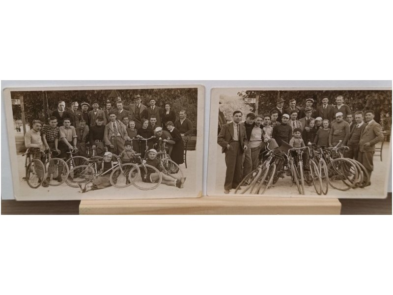 Vintage fotografije biciklisti lot 2