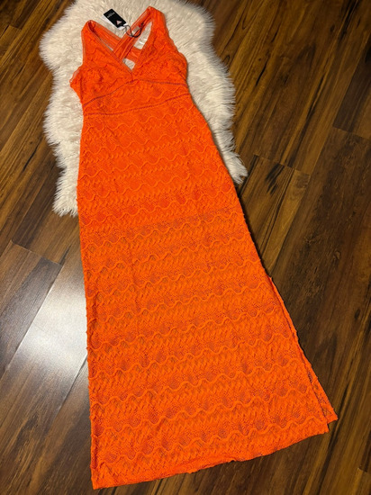 ***GUESS maxi crochet haljina***novo***