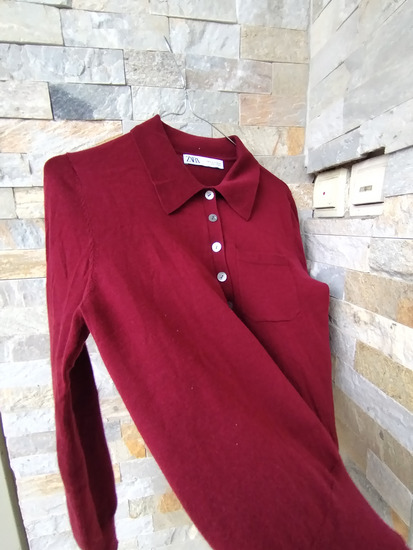 Rezz ZARA burgundy džemper divan S/M