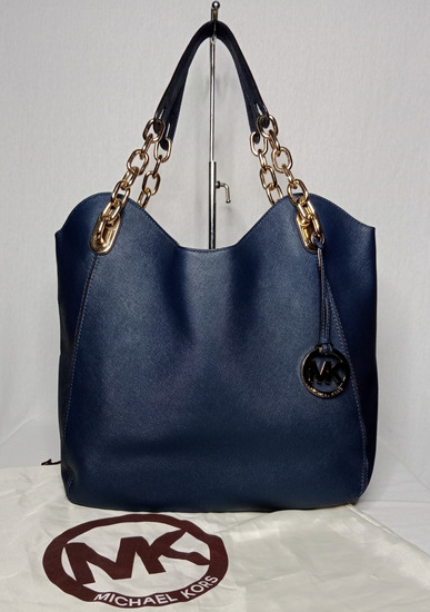 Michael Kors torba Lilly Navy Saffiano koža