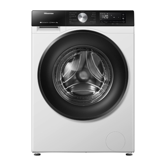 Mašina za pranje veša Hisense WF 3S 8043 BW3, 8kg/1400o/min, Inverter motor, Wi-Fi upravljanje, Bela boja