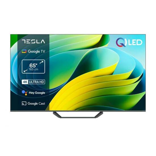 Televizor Tesla Q65E655GUS, 65" (165 cm), 3840 x 2160 4K UHD, Qled, Google TV, Siva boja