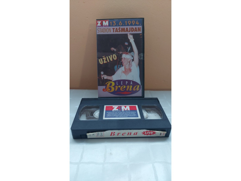 VHS kaseta Lepa Brena Tašmajdan 1994.