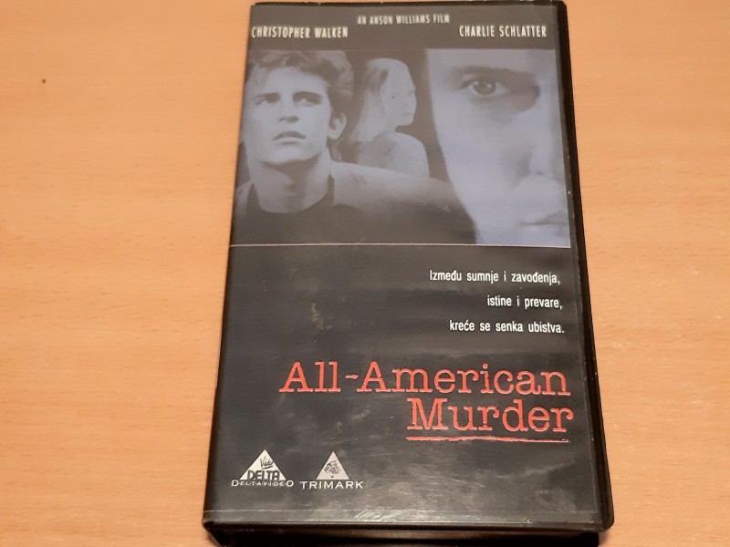 VHS - Zlocin na koledzu - All American murder