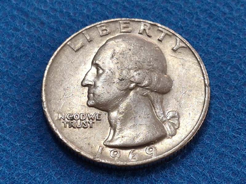 USA - Quarter Dollar 1969.
