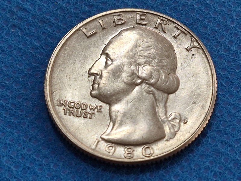 USA - Quarter Dollar 1980.