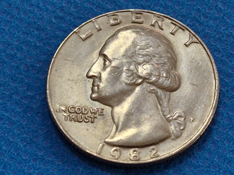 USA - Quarter Dollar 1982.