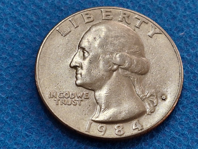 USA - Quarter Dollar 1984.