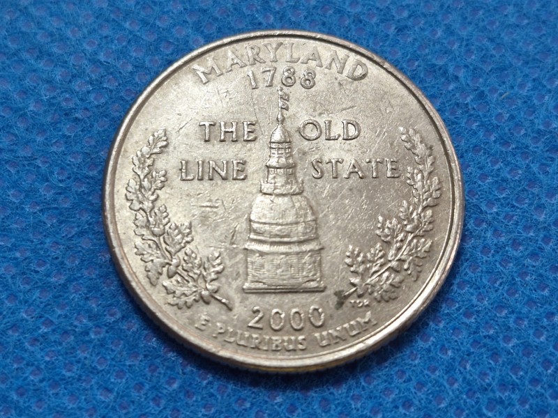 USA - Quarter Dollar 2000. ::Maryland::