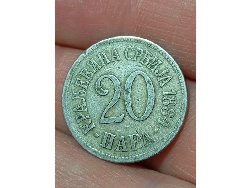 20 para 1884g.
