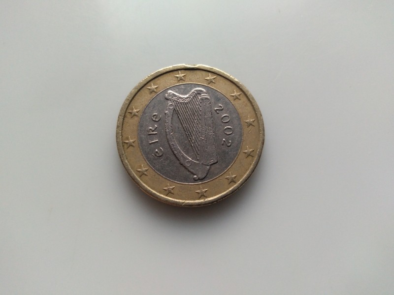 1 euro Irska 2002.