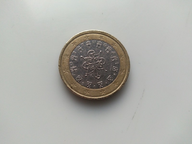 1 euro Portugal, 2016.