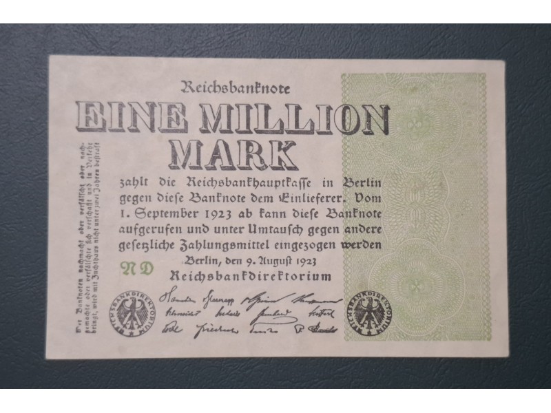 Milion maraka 1923.