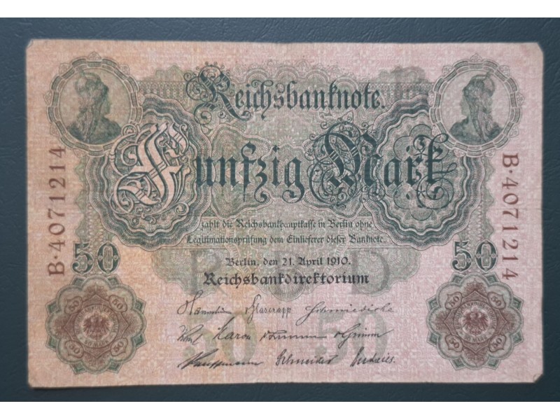 50 maraka 1910.