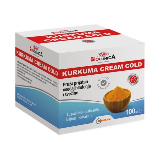 Kurkuma Cream Cold Bioclinica krema sa snažnim efektom hlađenja, 100 ml