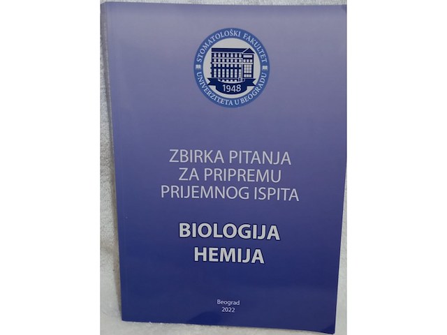 zbirka pitanja za pripremu prijemnog ispita biologija i