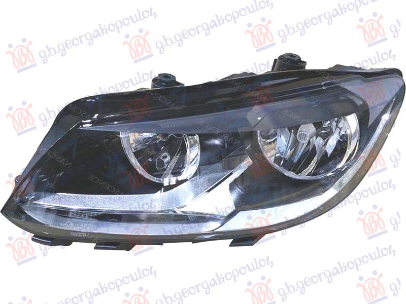 FAR ELEKTRICNI (H7/H15) (SA MOTOROM) Leva str. VW CADDY 2010-2015 (2KB/2KJ/2CB/2CJ) (OEM: 1T1941005G)