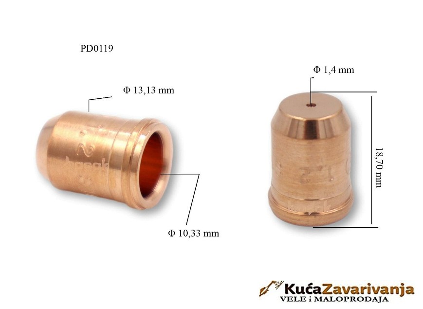 TRAFIMET DIZNA ZA PLAZMU 1.4 S105 (PD0119-14)