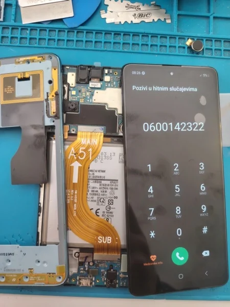 Zamena ekrana za Samsung A51 Oled klasa