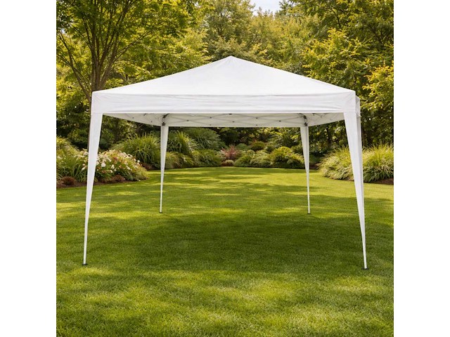 Progarden Pop-Up paviljon 3x3m Beli– Hladovina spremna za 60 sekundi