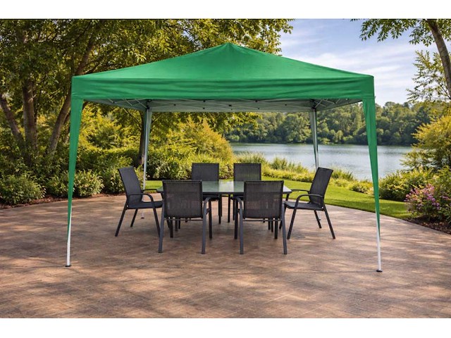 Progarden Pop-Up paviljon 3x3m Zeleni – Instant Hladovina
