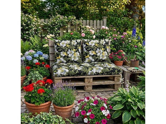 Komplet jastuka za garniture od paleta WHITE NIGHT