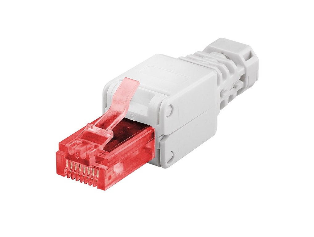 RJ45 Konektor Cat6 UTP - Montaža bez alata (Tool-free)