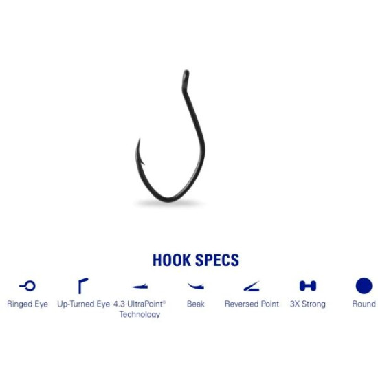 MUSTAD UDICA SKIPPY CATFISH 412NP 4/0 6KOM