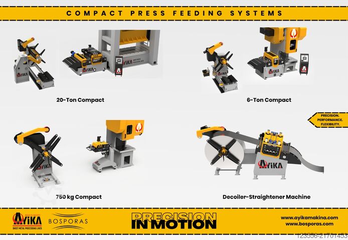 Kompaktni sistemi za dovod prese
BOSPORAS MACHINERY | AYIKA LMH-Series