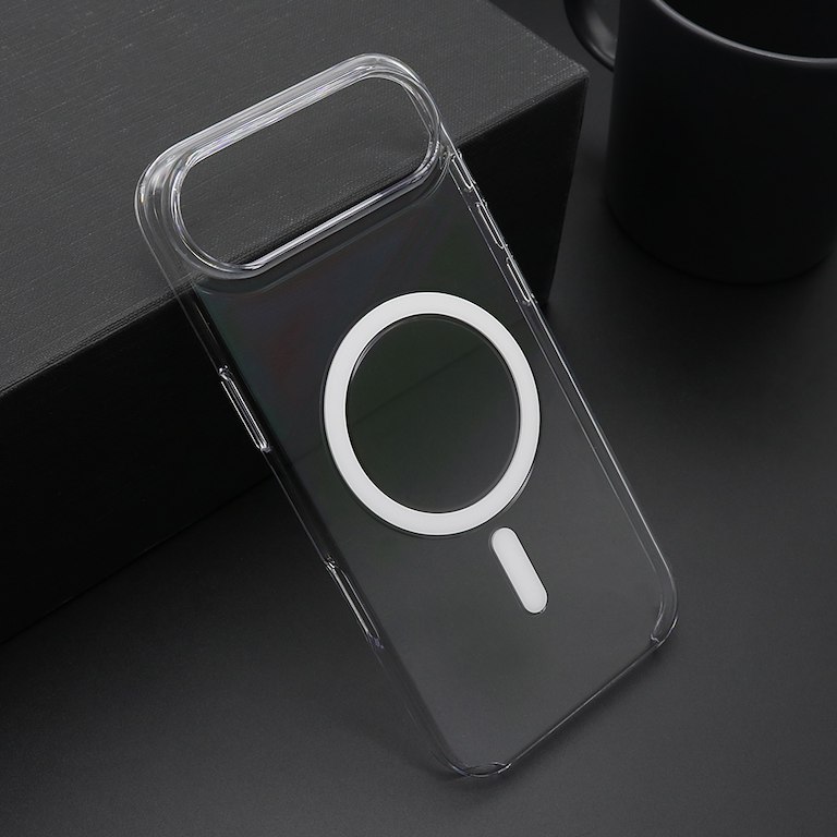 Zastitna maska (futrola) AMBER CLEAR MagSafe - iPhone 17 Air providna (MS)