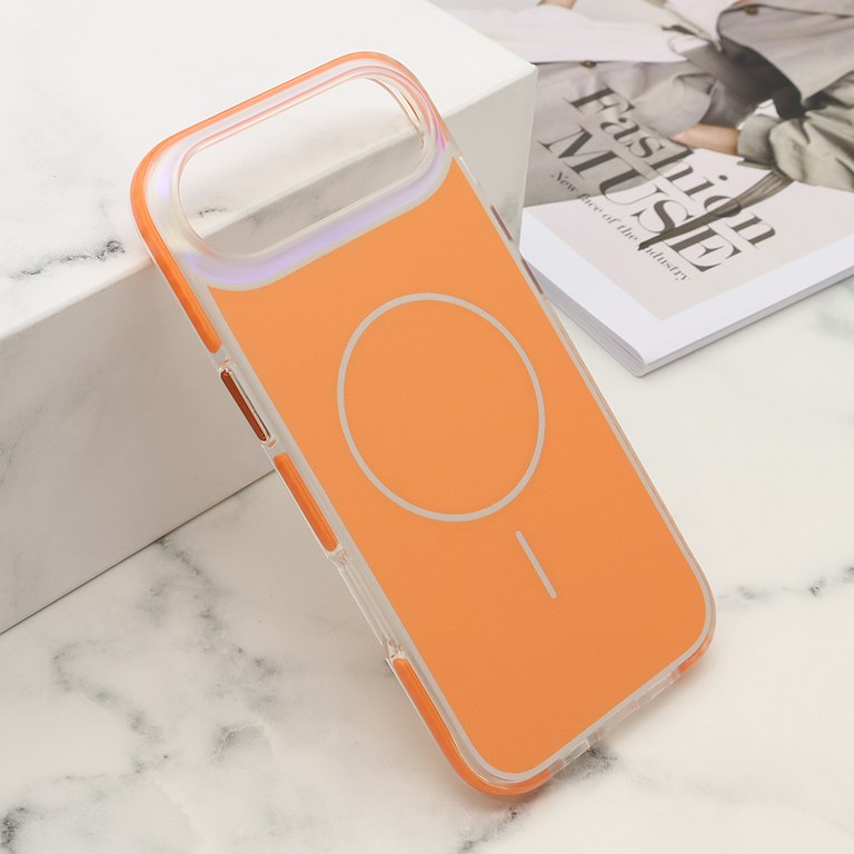 Zastitna maska (futrola) AMBER RING MagSafe - iPhone 17 Air narandzasta (MS)