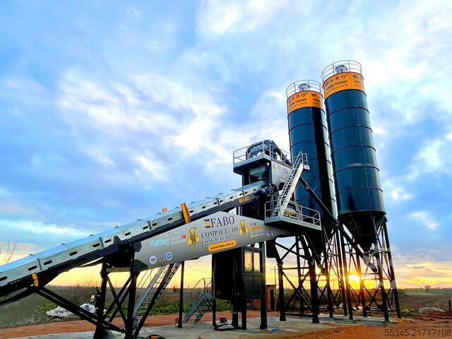 Postrojenje za mešanje betona / betonska baza
FABO Concrete Batching Plant 110 M3/H Compact Concrete Batching Plant