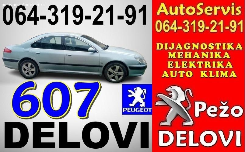 PEŽO 607 GLAVČINA LEŽAJ OSOVINA RUKAVAC PEUGEOT