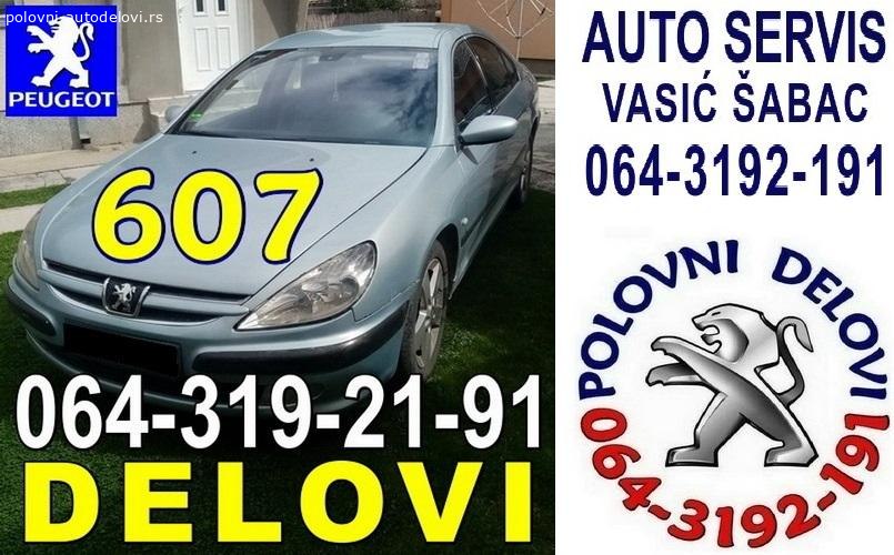 PEŽO 607 ŠOFERŠAJBNA PREDNJA, ZADNJA, STAKLO OD VRATA