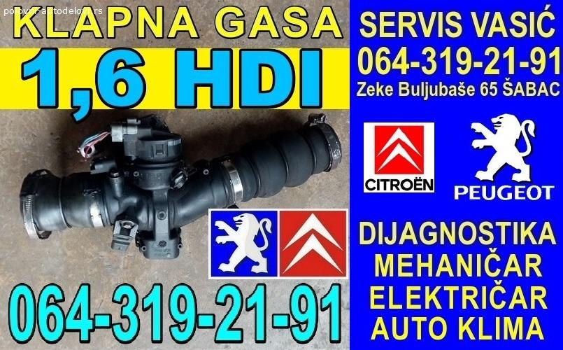 KLAPNA GASA 1,6 HDI PEŽO PEUGEOT 96 600 304 80 CITROEN