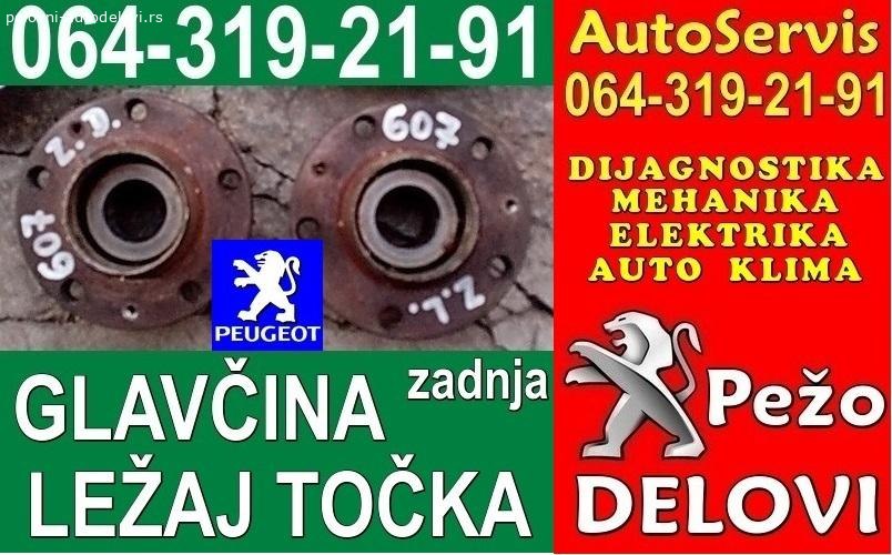 GLAVČINA ZADNJA LEŽAJ TOČKA PEŽO 607 PEUGEOT