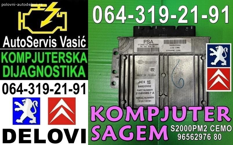 KOMPJUTER SAGEM S2000PM2 PEŽO CITROEN 96 562 976 80 PEUGEOT